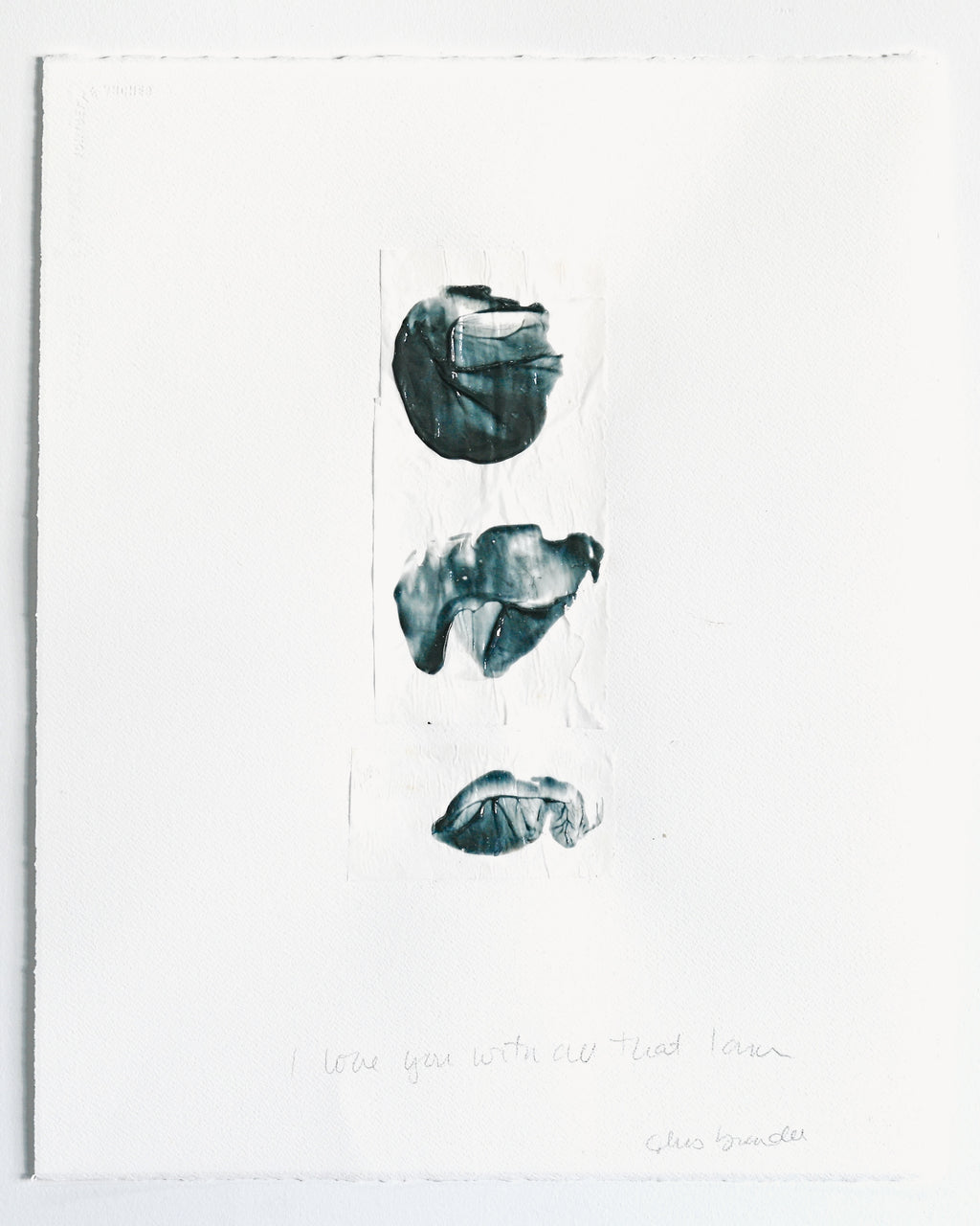 Chris Brandell - Love Poems 77a (25 x 21)